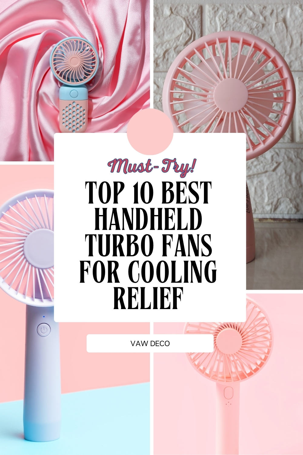 Top 10 Best Handheld Turbo Fans for Cooling Relief - Vawdeco